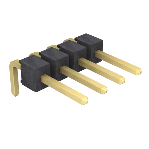 Schematic Symbol for Pin Header 01x04 2.54mm Horizontal: Through...