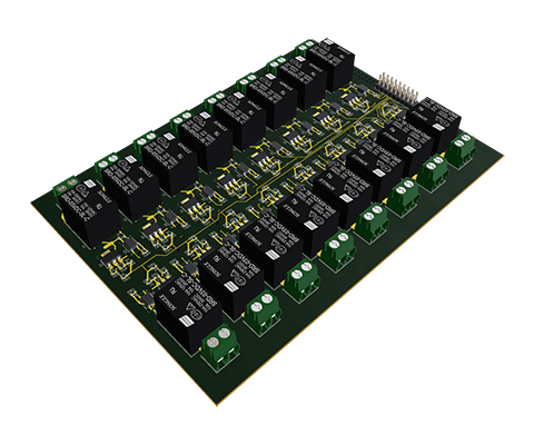 Schematic for 16 channel relay module: 16 channel relay that will...