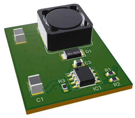 Schematic Symbol for ADP2302 5V Module: This ADP2302-based design...