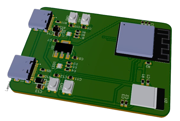 Schematic for BLE to WiFI Gateway Reference Design aYvh: This is a...