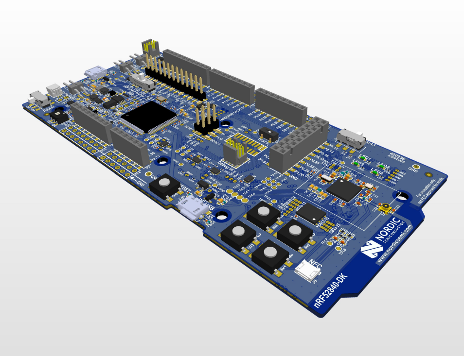 Schematic for nRF52840 Development Board: The nRF52840 DK is a...