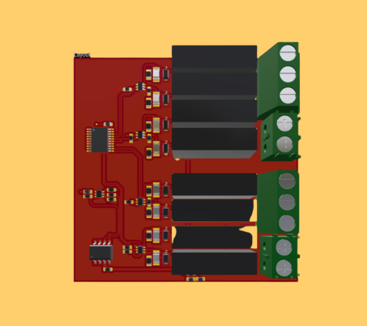 Schematic Symbol for Relay module - 8 SSR: 8 Solid State Relays...