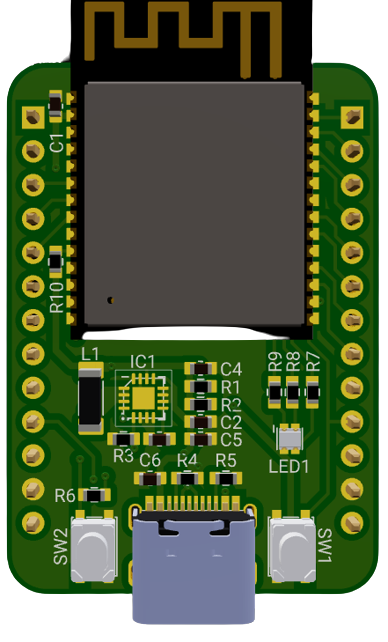 Schematic for ESP32-C6-WROOM-1 Reference Design eva3: This is a...