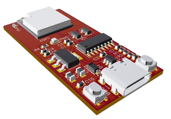 Schematic Symbol For Esp32 Mini 1u Module This Project Is A