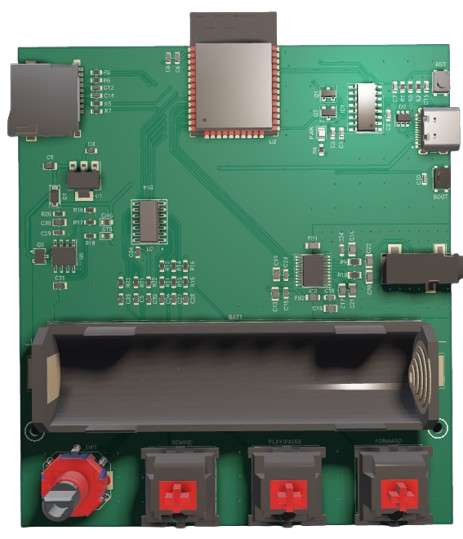 Schematic for ESP32 Music Player Reference Design: This project...