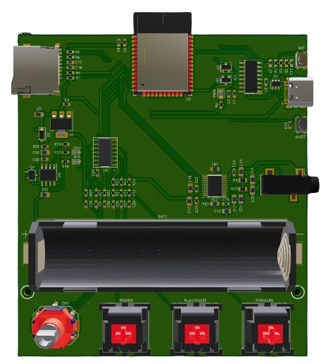 Schematic for ESP32 Music Player Reference Design: This project...