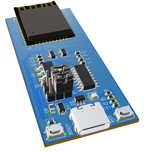 Schematic Symbol for ESP32-S2-SOLO-2 Module: This project is a...