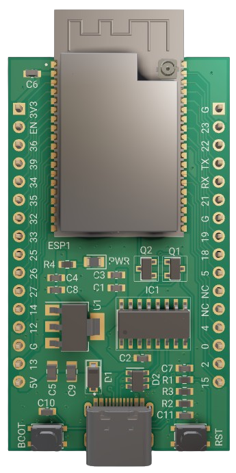 Schematic for ESP32-WROVER-E Reference Design: This project is a...