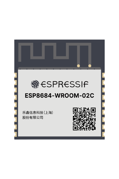 Schematic Symbol for ESP8684-WROOM-02C: 2.4 GHz Wi-Fi (802.11 b/g/n)...