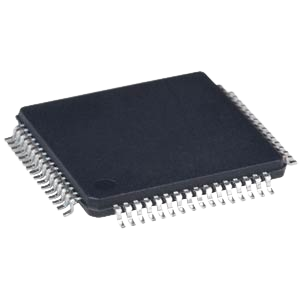 Schematic Symbol for LQFP-64_7x7mm_P0.4mm: LQFP-64 is a low-profile...