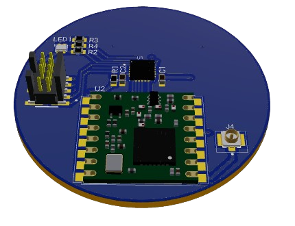 Schematic Symbol for LoRa Leak Sensor Module: This project is a...