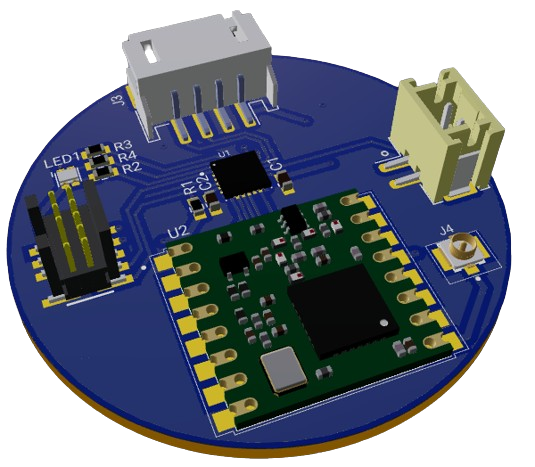 Schematic for LoRa Leak Sensor Reference Design: This project is a...