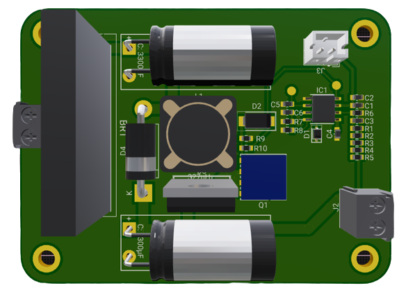 Schematic for Power Factor Correction Board: This is a simple...