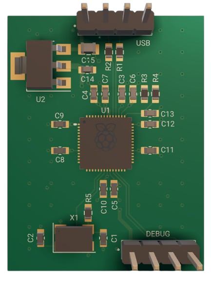 Schematic for RPI pico IoT Template: This project is a IoT...