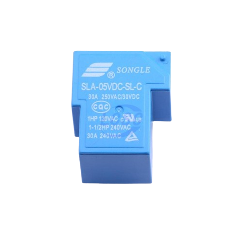 Schematic Symbol for SLA-05VDC-SL-C: 5V 30A SPDT (1 Form C) 6...