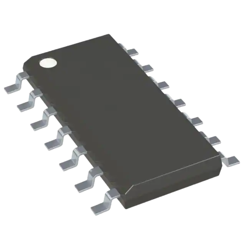 Schematic Symbol for 74HC14D,653: Inverter IC 6 Channel Schmitt...
