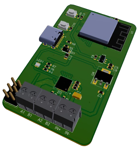 Schematic for Smart Blind Control System Reference Design: This is...