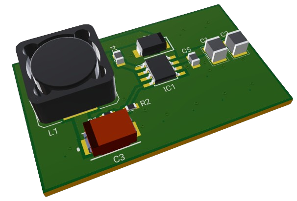 Schematic Symbol for TPS5430 5V Module: This TPS5430DDA-based...