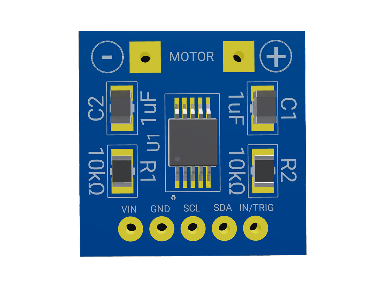 Schematic Symbol for DRV2605L Haptic Controller: Designed...