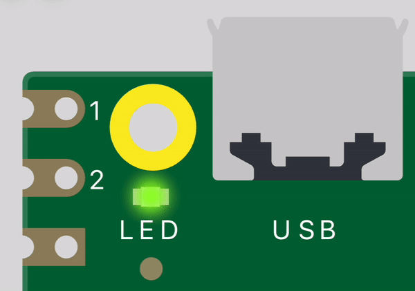 Schematic for Blink Circuit: Examples of LED blinking schemes on one...